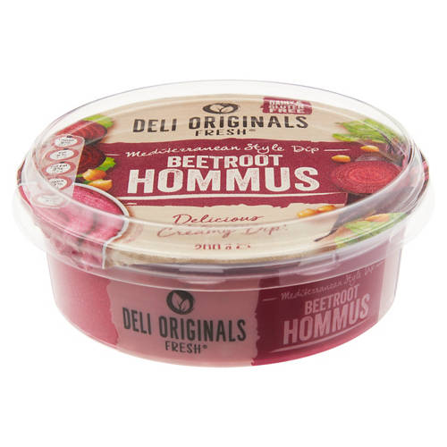 Mediterranean Style Beetroot Hommus Dip 200g